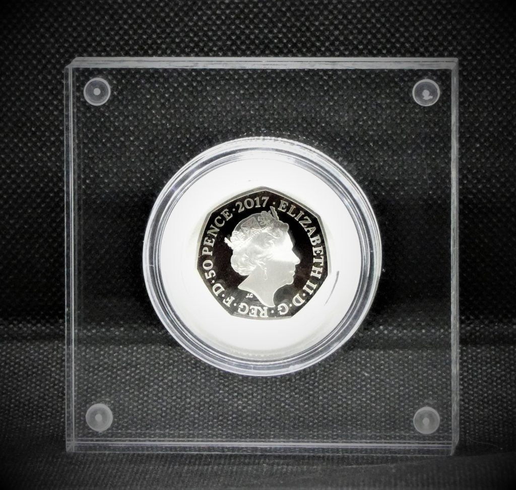 2017 UK 50p - Beatrix Potter - Tom Kitten Silver Proof Coin - Mox Metals